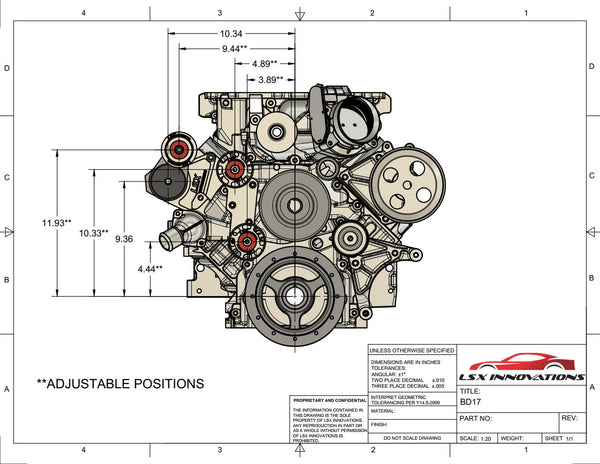 LS3 Camaro LSA 6 Rib Acessory Drive System – LSXInnovations