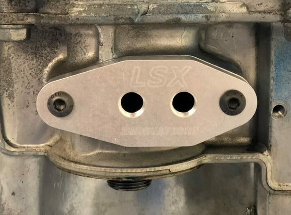 LT Gen V Oil Port Adapter dual 1/8 NPT – LSXInnovations